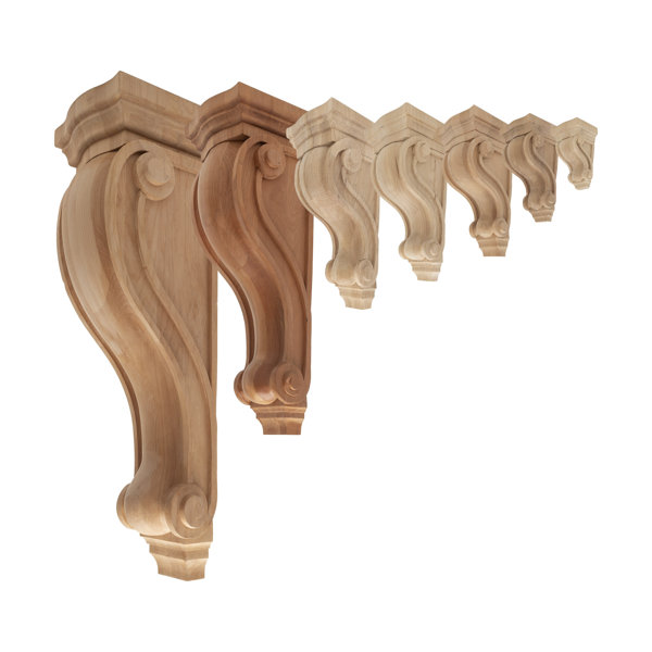 Architectural Products by Outwater L.L.C. 12-1/2 in x 5-3/8 in x 5-5/8 in Unfinished Solid ...